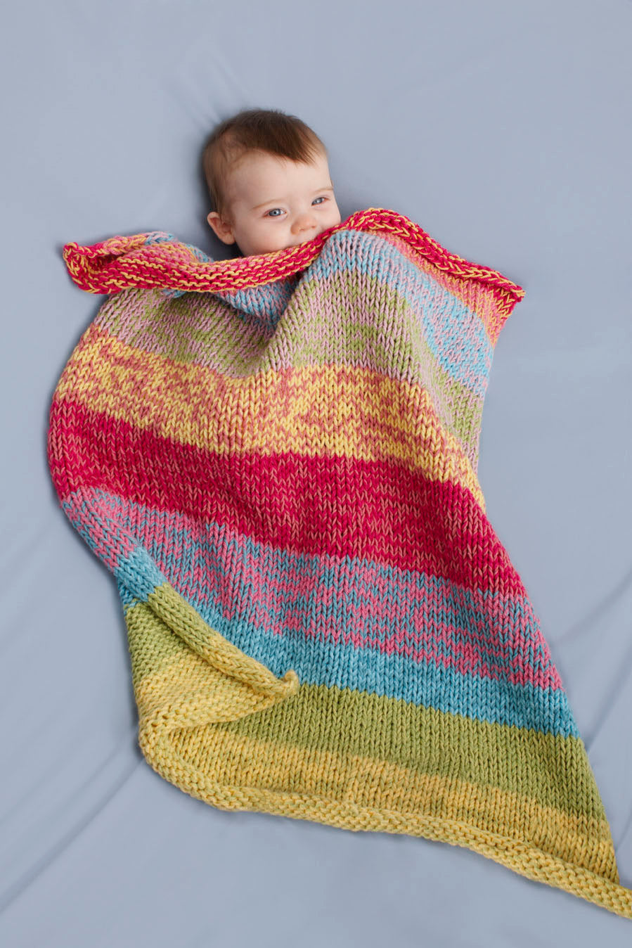 Sunshine Day Baby Throw Pattern (Knit) – Lion Brand Yarn