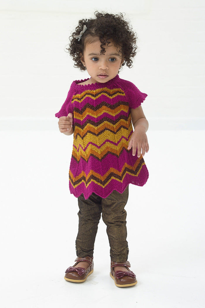 Sweet Zigzag Tunic Pattern (Knit) – Lion Brand Yarn