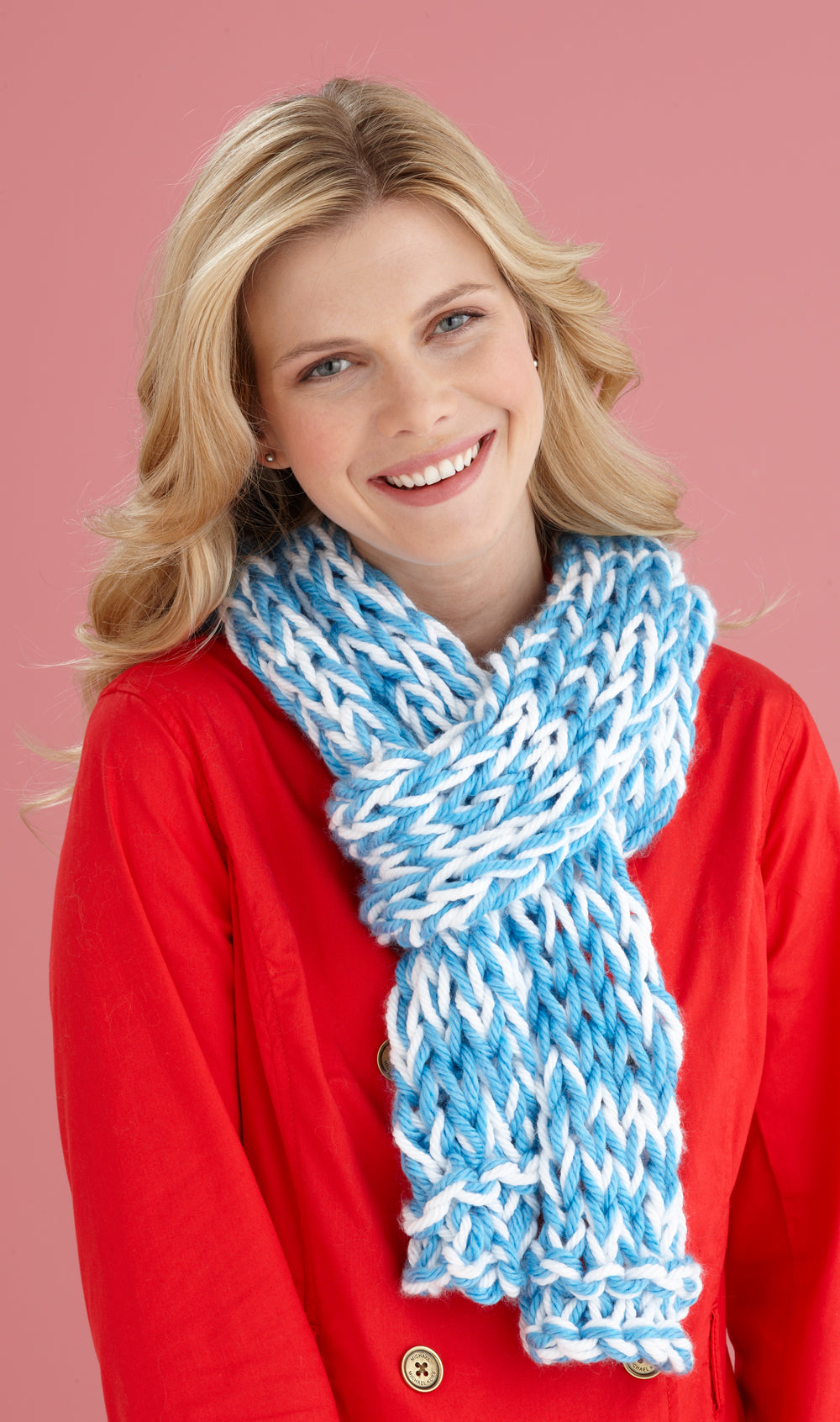 Team Colors Scarf (Knit) – Lion Brand Yarn