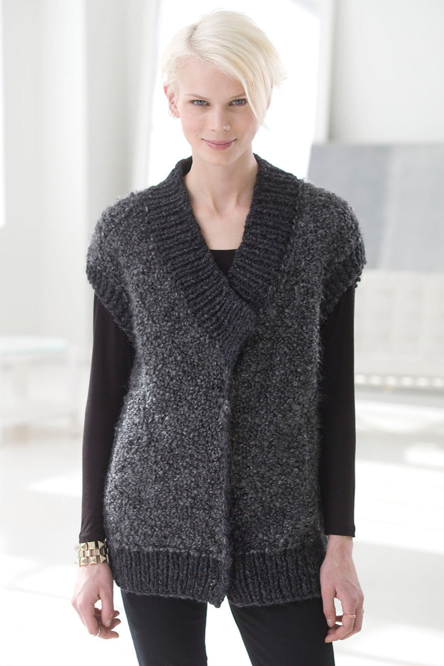 Teddy Vest Pattern (Knit) – Lion Brand Yarn