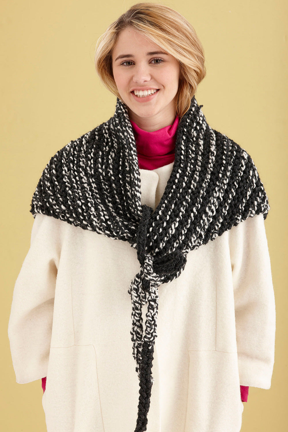 Triangle Wrap Pattern (Knit) – Lion Brand Yarn