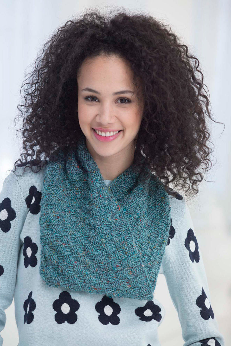 Tweed Cowl Pattern (Knit) – Lion Brand Yarn