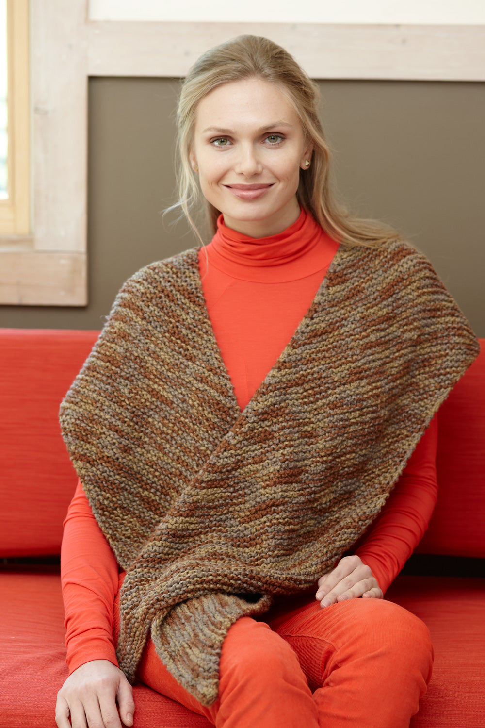 V Shawl (Knit) - Version 3 – Lion Brand Yarn