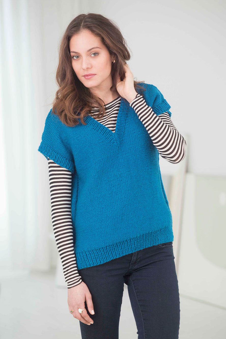 Versatile Vest Pattern (Knit) – Lion Brand Yarn