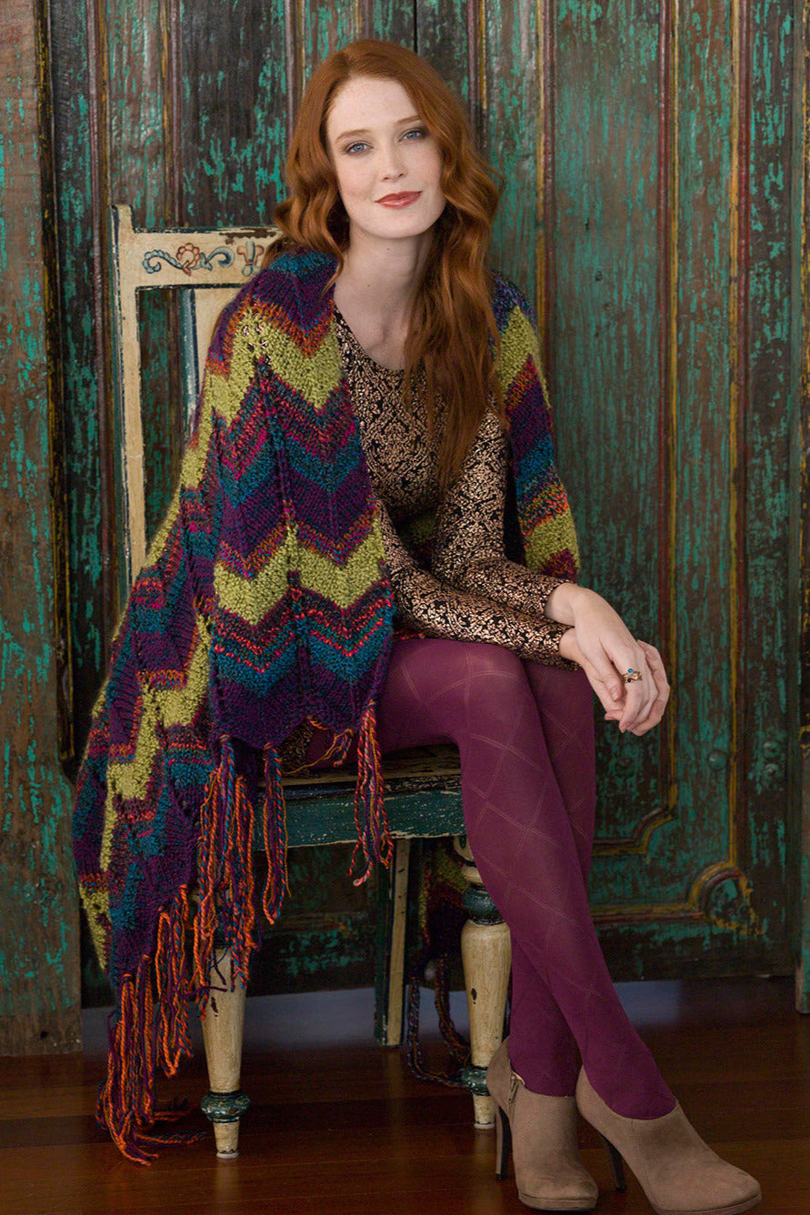 Three Color Scarf Pattern (Knit) - Version 1 – Lion Brand Yarn