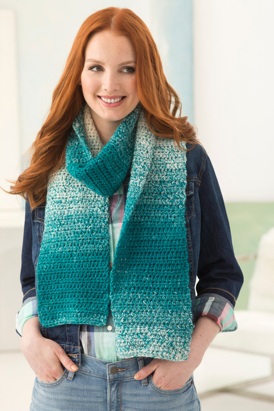 One Ball Crocheted Scarfie - Version 16 – Lion Brand Yarn