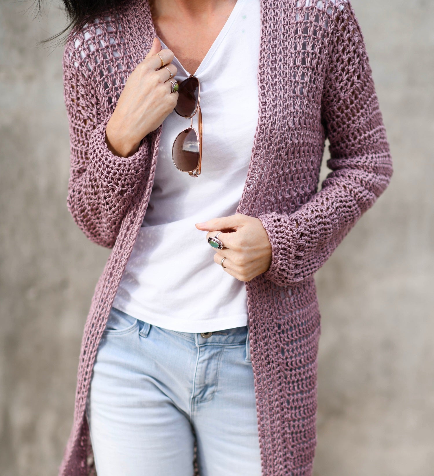 Crochet Kit - Verano Longline Cardigan – Lion Brand Yarn