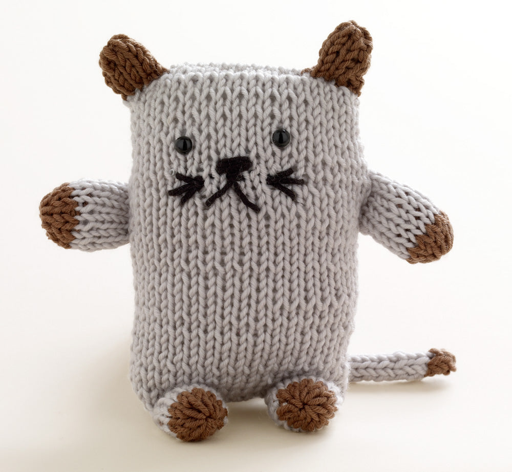 Loom Knit Cat Pattern - Version 3 – Lion Brand Yarn
