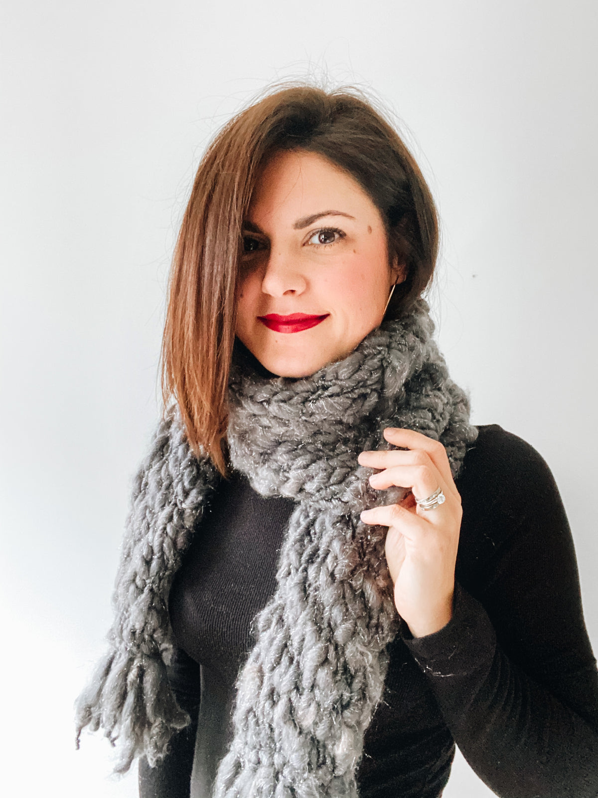 Shaw Scarf (Knit) – Lion Brand Yarn