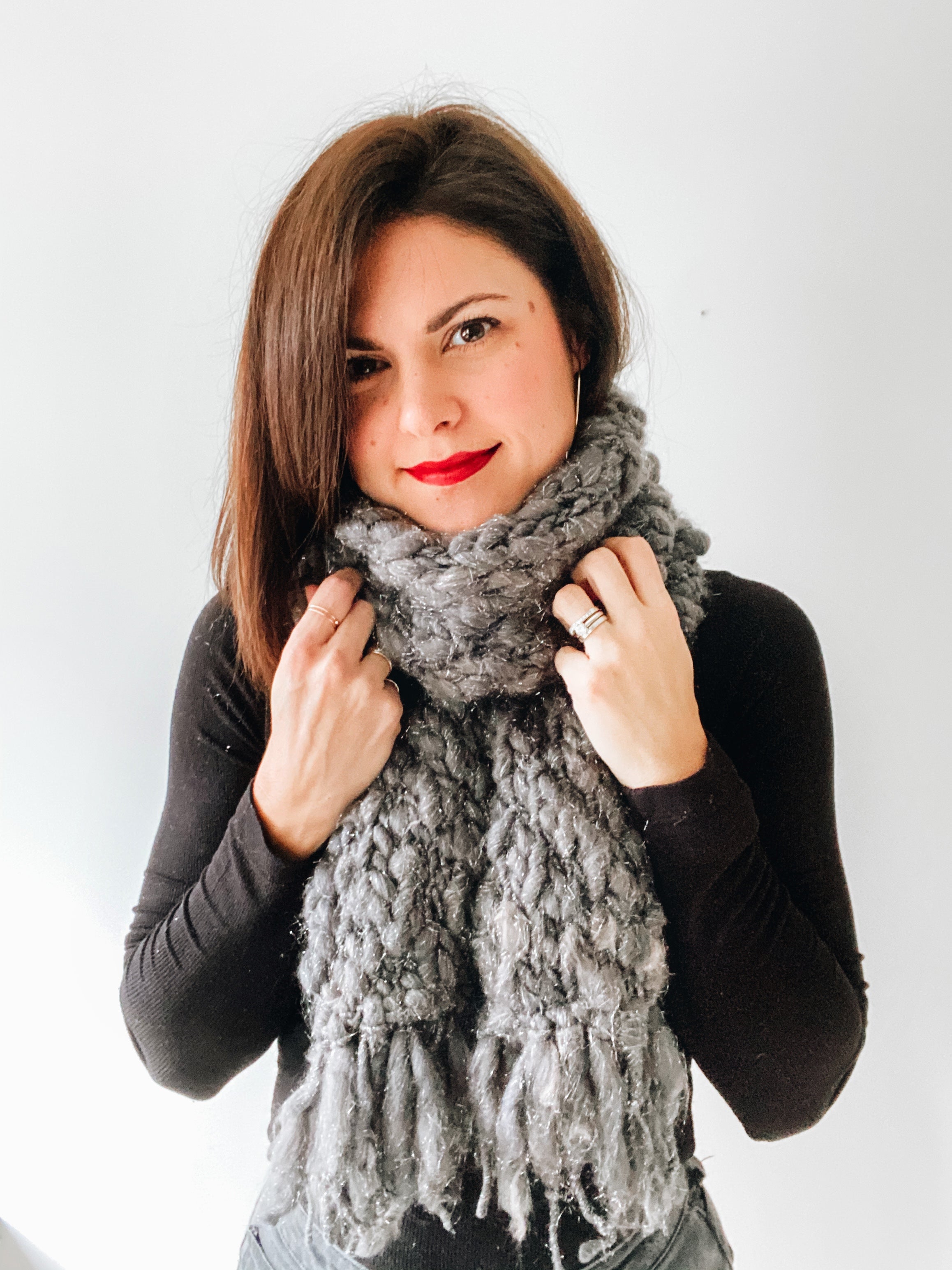 Shaw Scarf (Knit) – Lion Brand Yarn