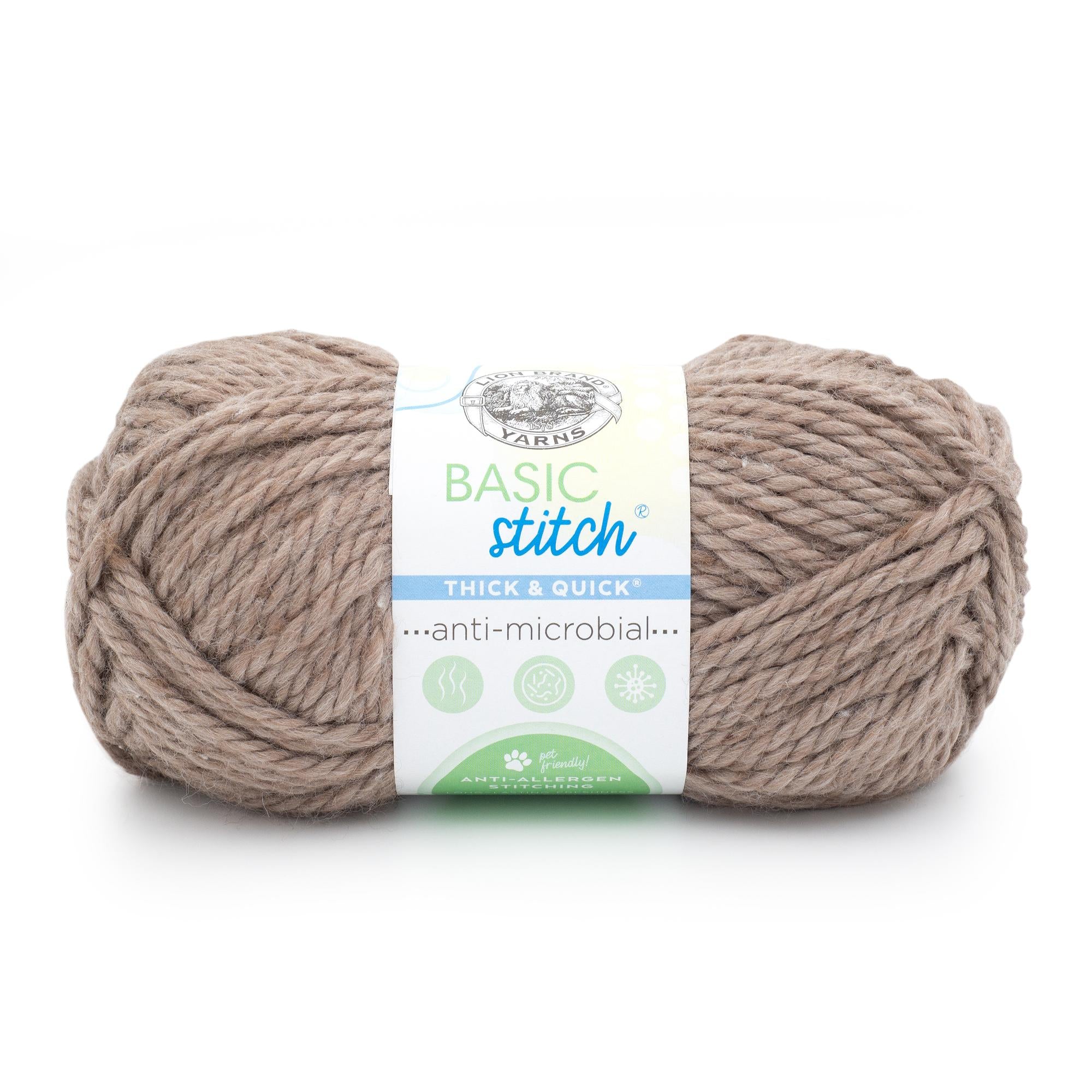 Basic Stitch® Anti-Microbial Thick & Quick® Yarn - Discontinued – Lion ...