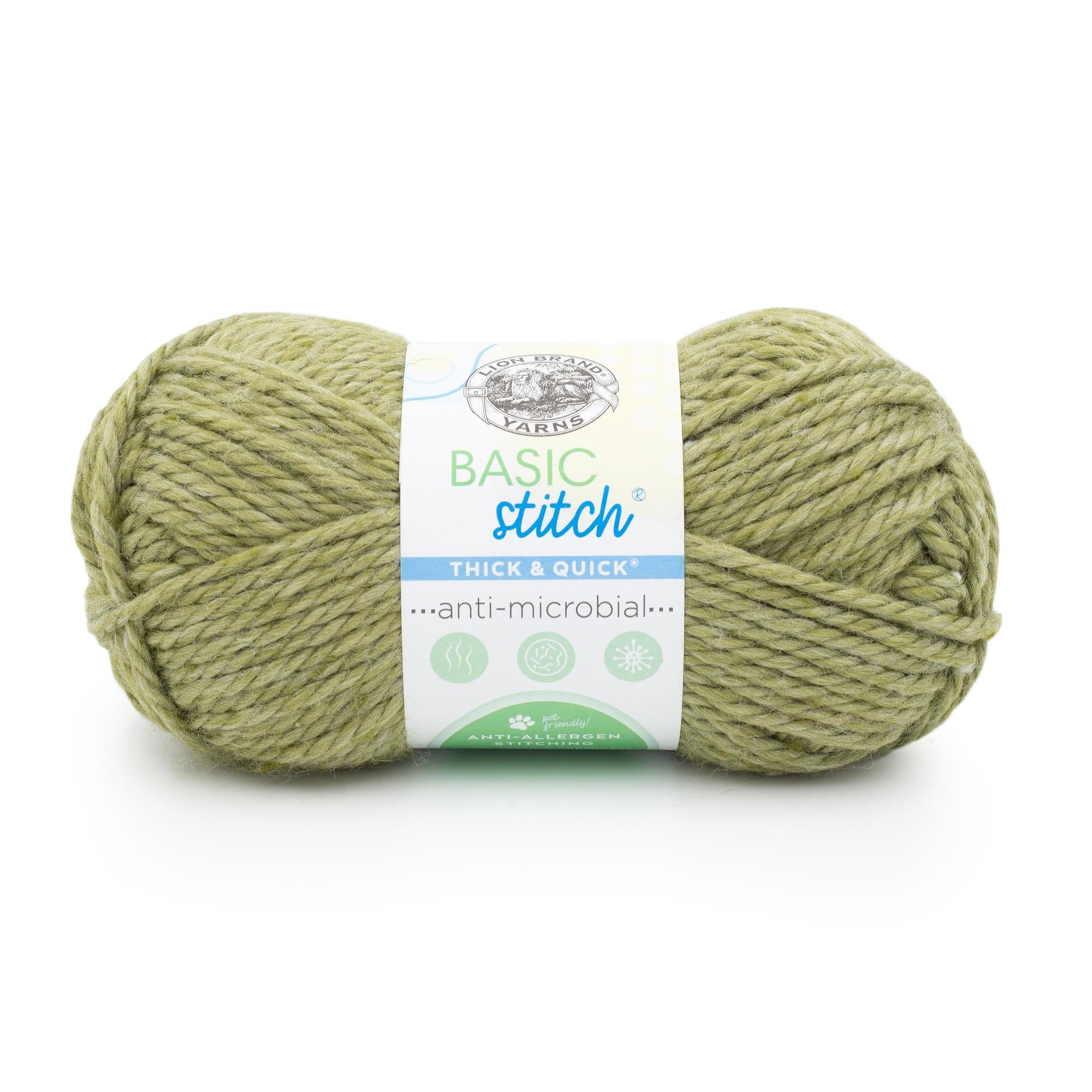 Basic Stitch® Anti-Microbial Thick & Quick® Yarn - Discontinued – Lion ...