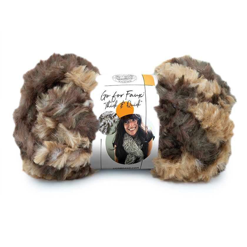 Go For Faux® Thick & Quick® Yarn – Lion Brand Yarn