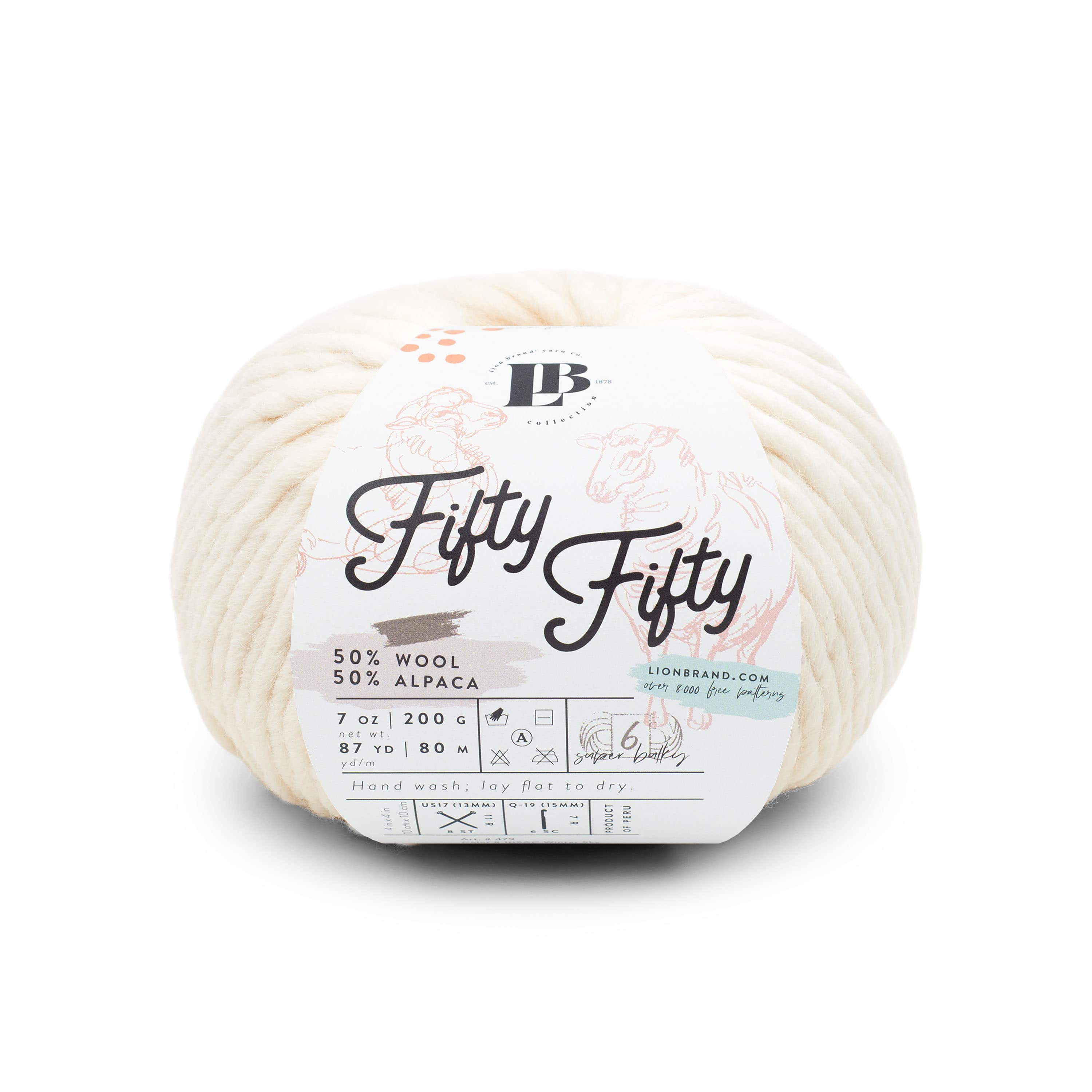 LB Collection® Fifty Fifty Yarn – Lion Brand Yarn