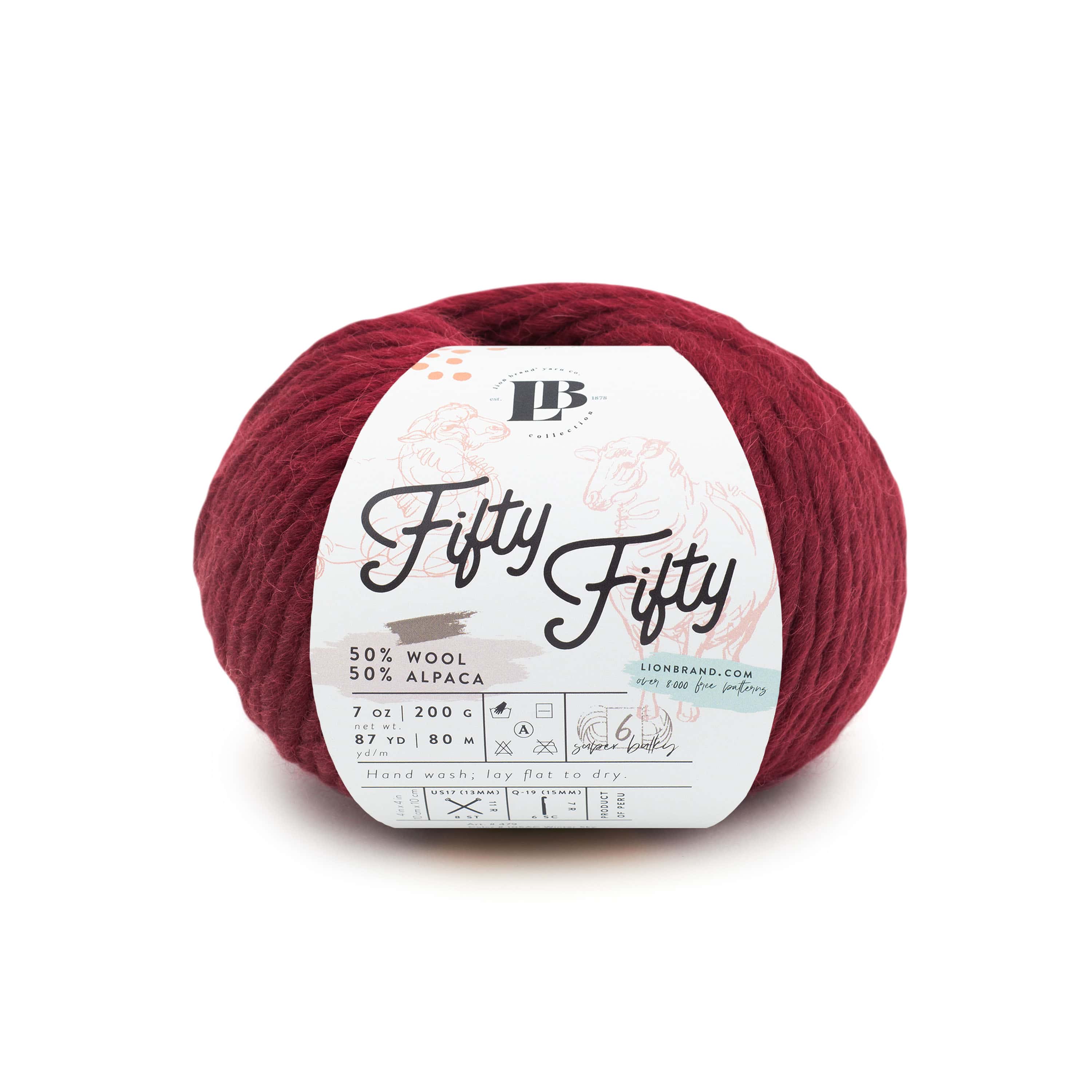 LB Collection® Fifty Fifty Yarn – Lion Brand Yarn