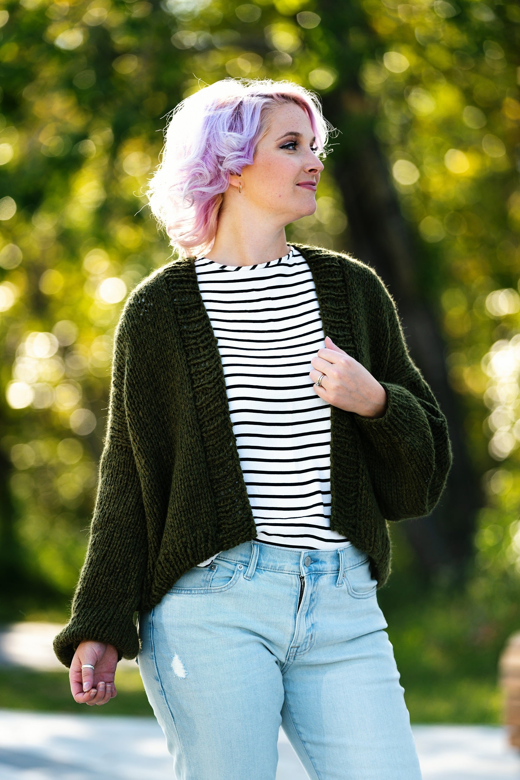 Knit Kit - Top Gun Bomber – Lion Brand Yarn