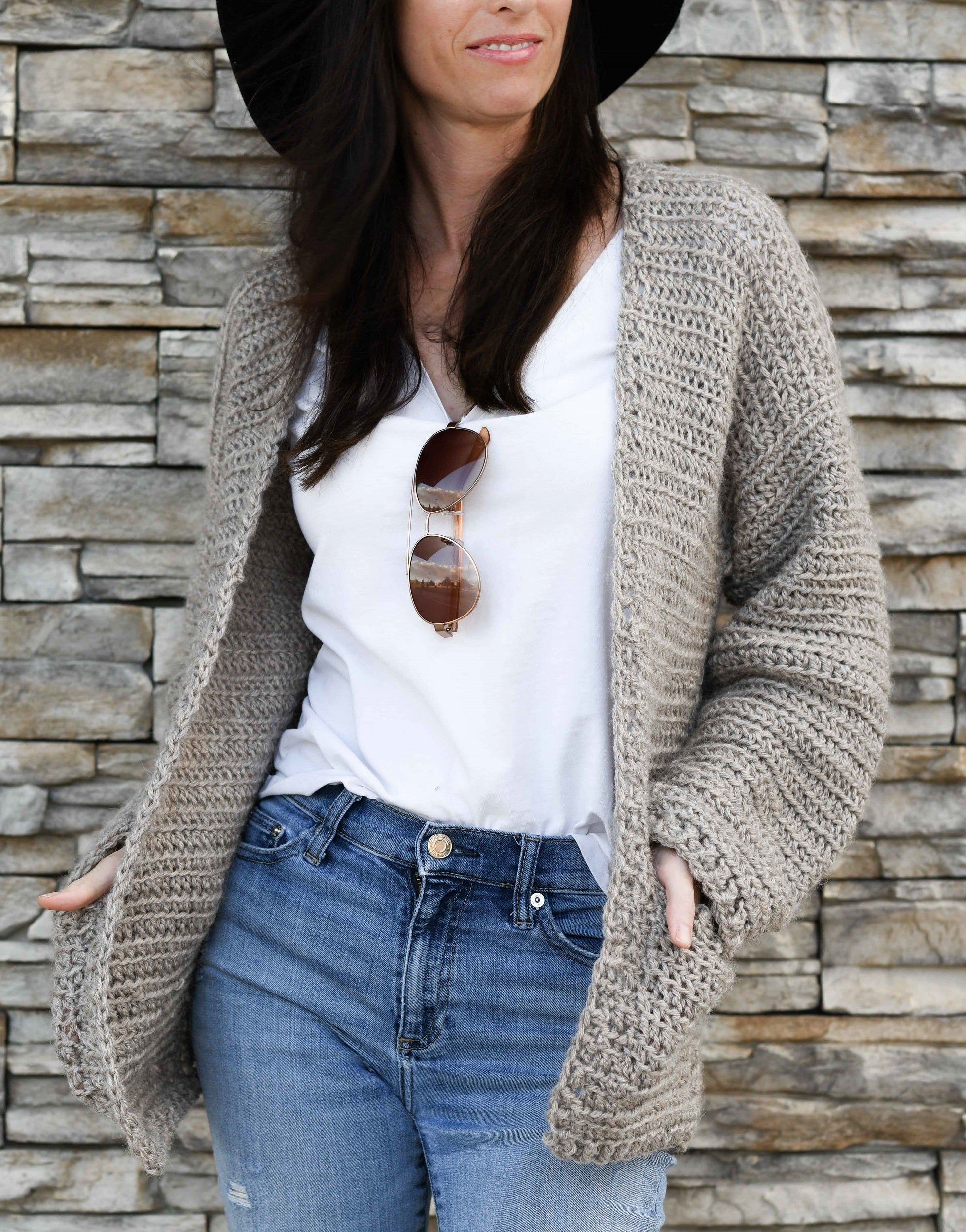 Crochet Kit - My Boyfriend Cardigan – Lion Brand Yarn