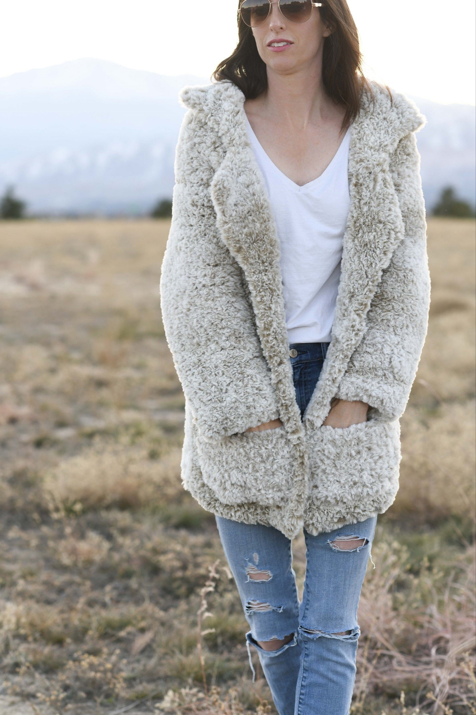 Crochet Kit - Faux Fur Coat – Lion Brand Yarn