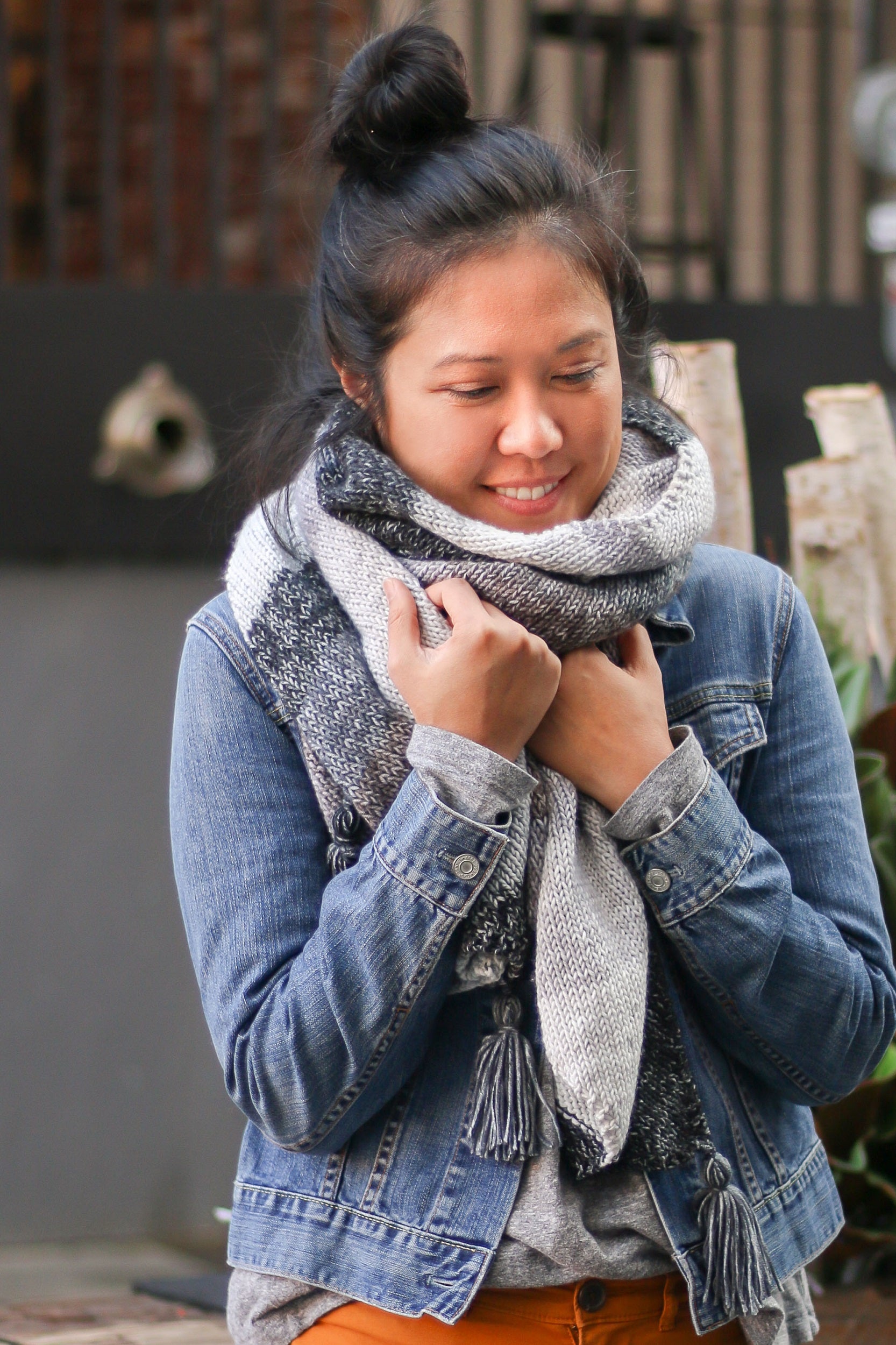 Knit Kit - Strata Wrap – Lion Brand Yarn