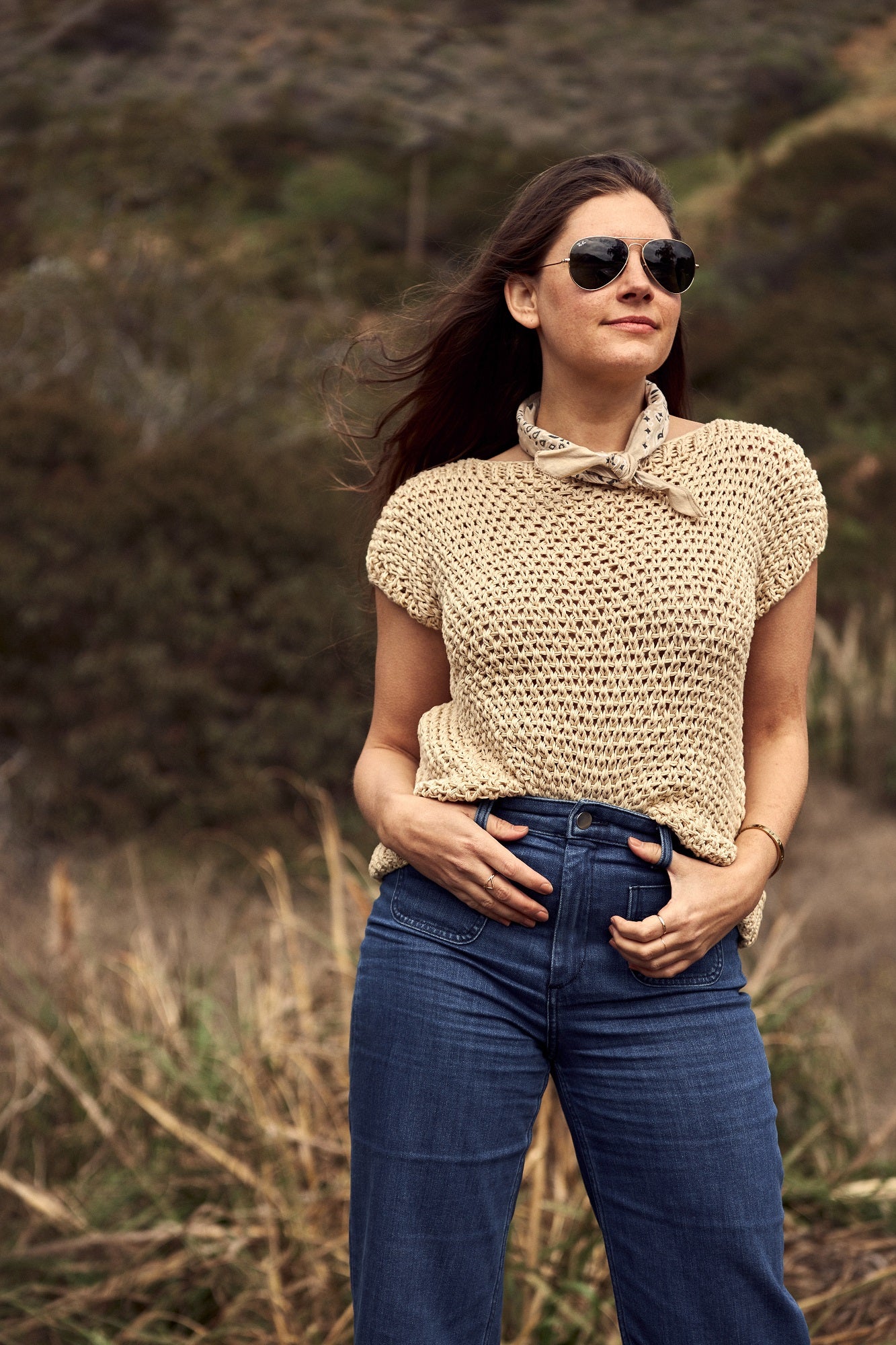 Knit Kit - Boxy Lodge Tee – Lion Brand Yarn