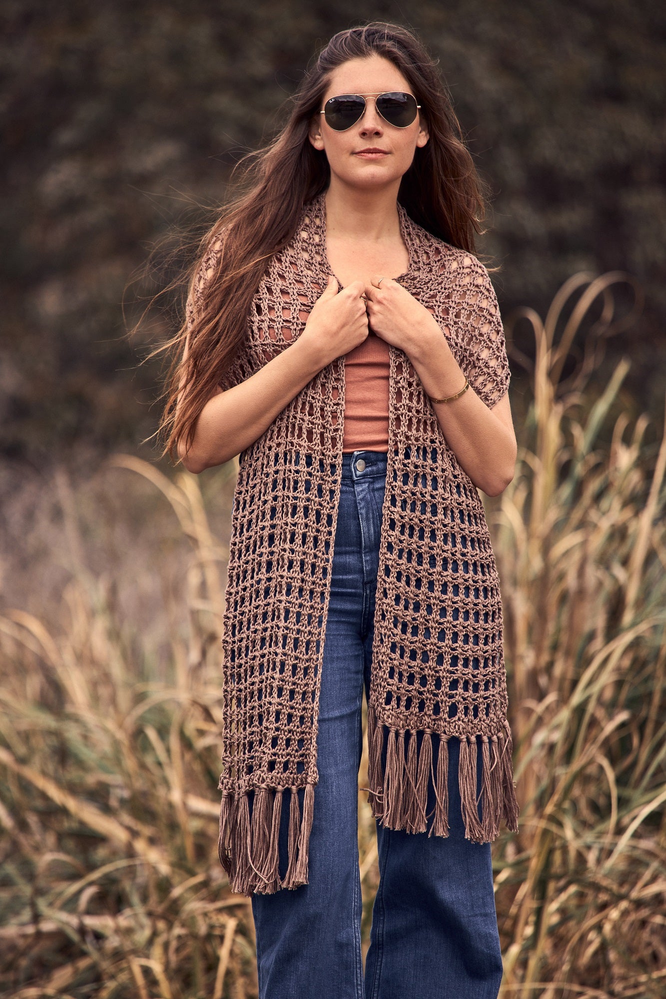 Crochet Kit - Ranger Fringe Scarf – Lion Brand Yarn