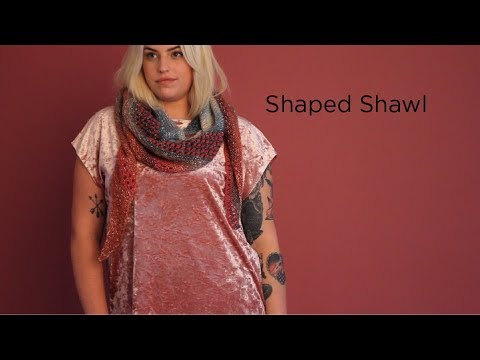 Shaped Shawl (Knit) – Lion Brand Yarn
