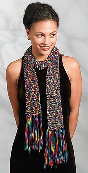Ribbon Scarf Pattern (Knit) – Lion Brand Yarn
