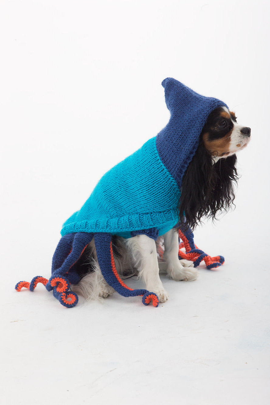 Octopus Dog Costume (Knit) – Lion Brand Yarn