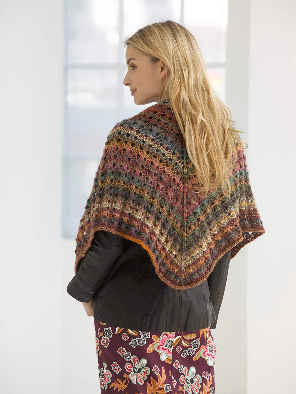 Eyelet Shawl Pattern (Knit) – Lion Brand Yarn