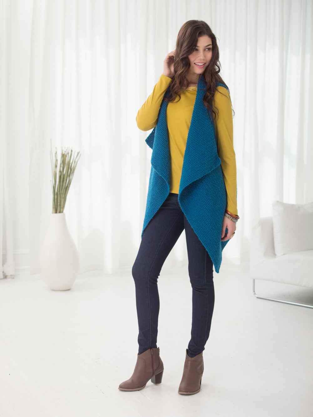 Smart Investment Vest (Knit) - Version 7 – Lion Brand Yarn