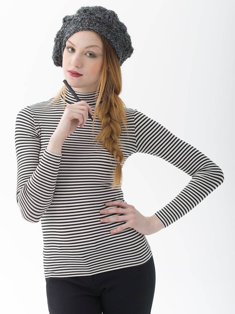 The Poet Beret (Crochet) – Lion Brand Yarn