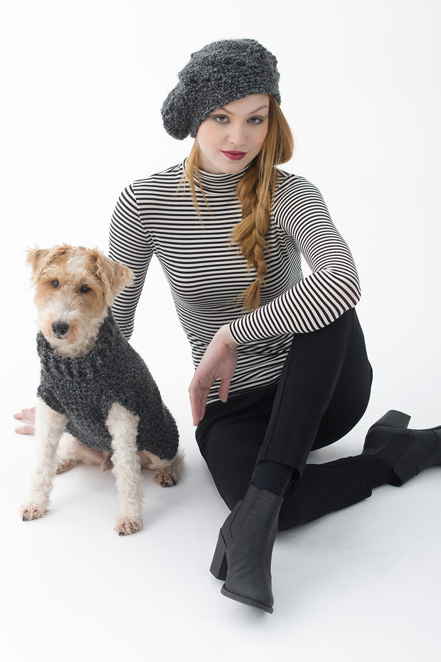 The Poet Beret (Crochet) – Lion Brand Yarn