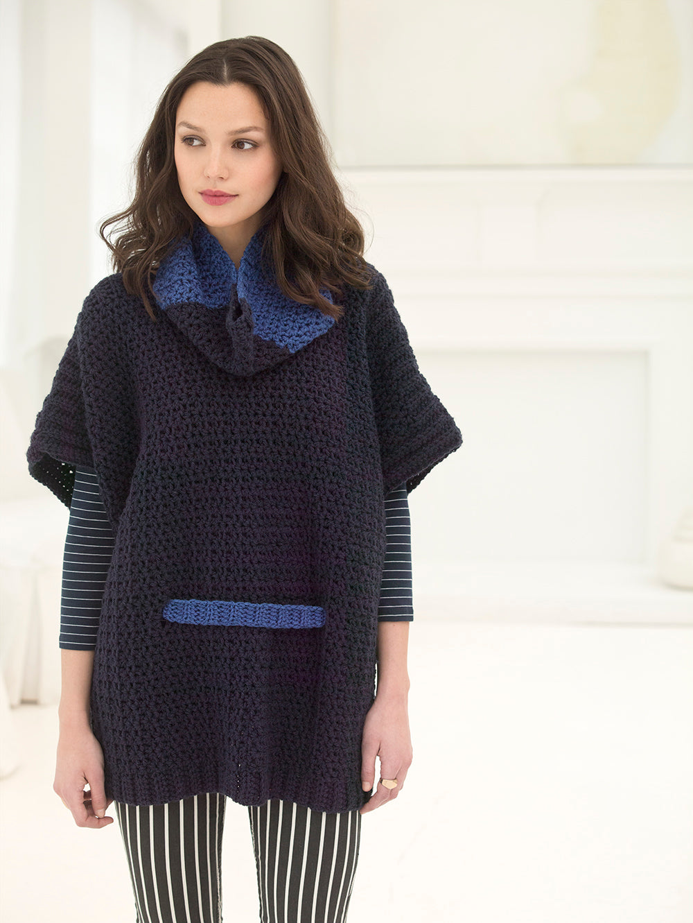 Urban Nomad Tunic And Cowl (Crochet) – Lion Brand Yarn