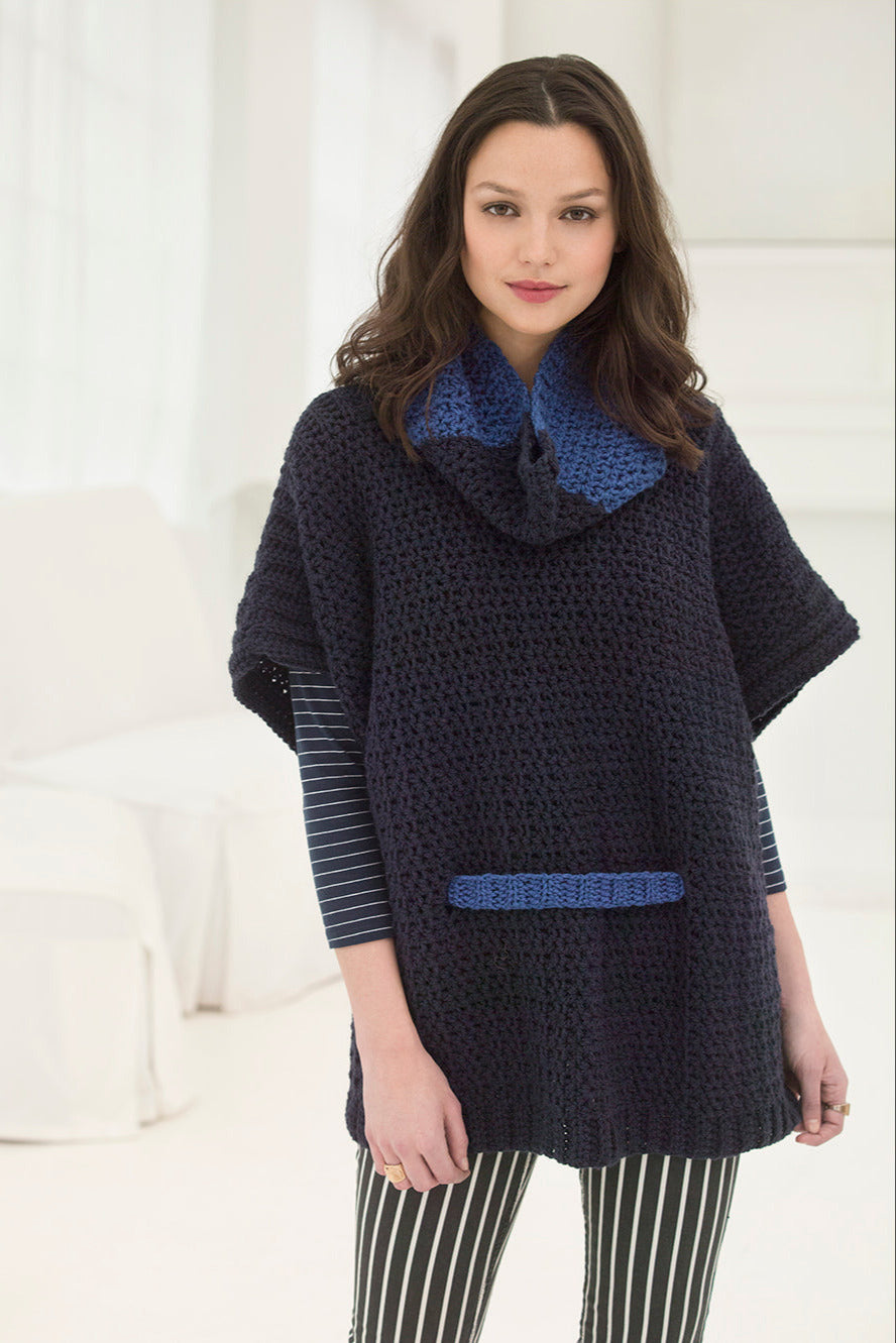 Urban Nomad Tunic And Cowl (Crochet) – Lion Brand Yarn