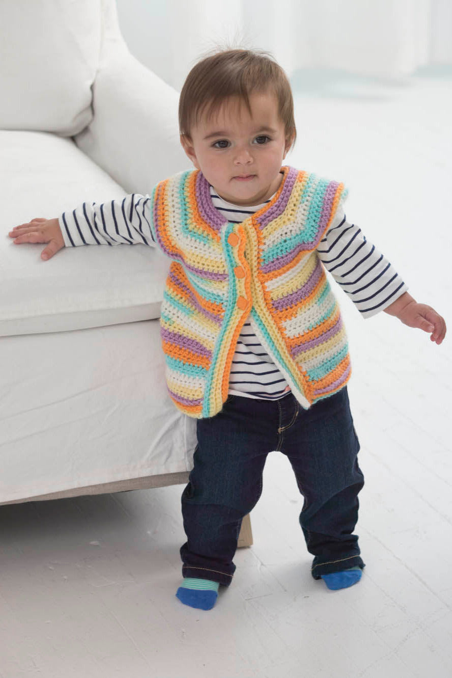 One Ball Wonder Vest (Crochet) – Lion Brand Yarn