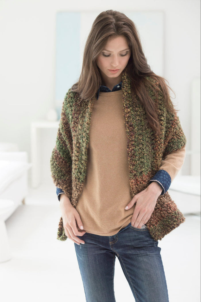 Two Color Shawl (Crochet) – Lion Brand Yarn