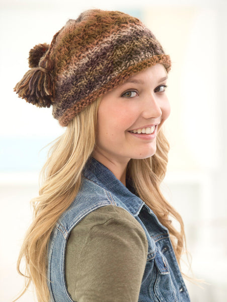 Half Caf Hat (Knit) – Lion Brand Yarn