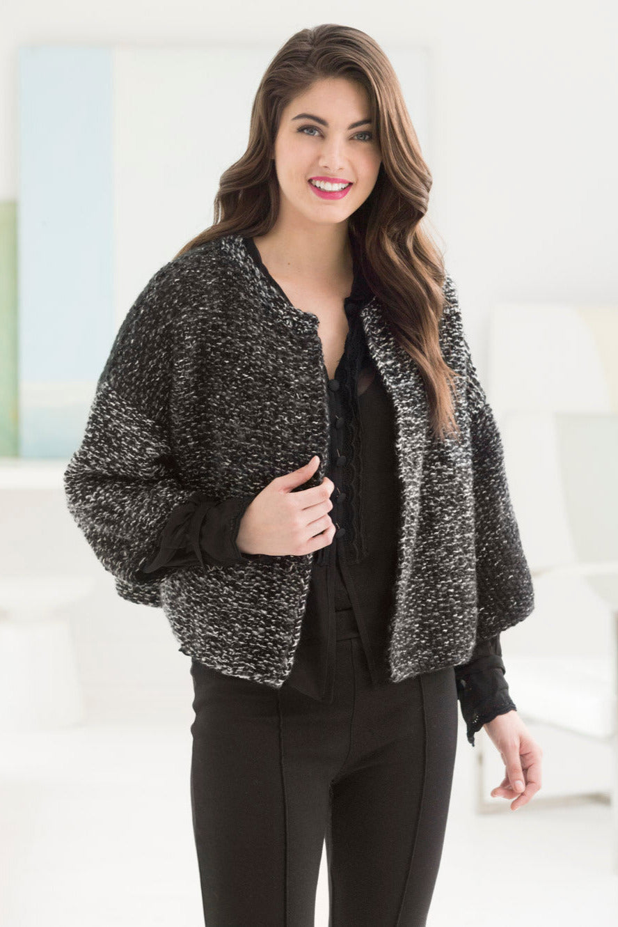 Licorice Cardigan (Knit) – Lion Brand Yarn