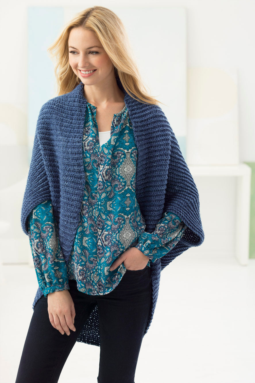 Easy Crochet Shrug - Version 1 – Lion Brand Yarn
