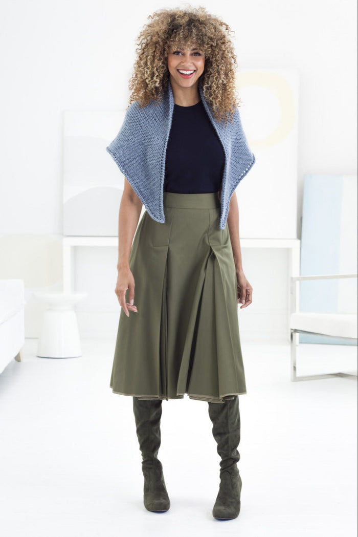 Simple Shawl (Knit) – Lion Brand Yarn