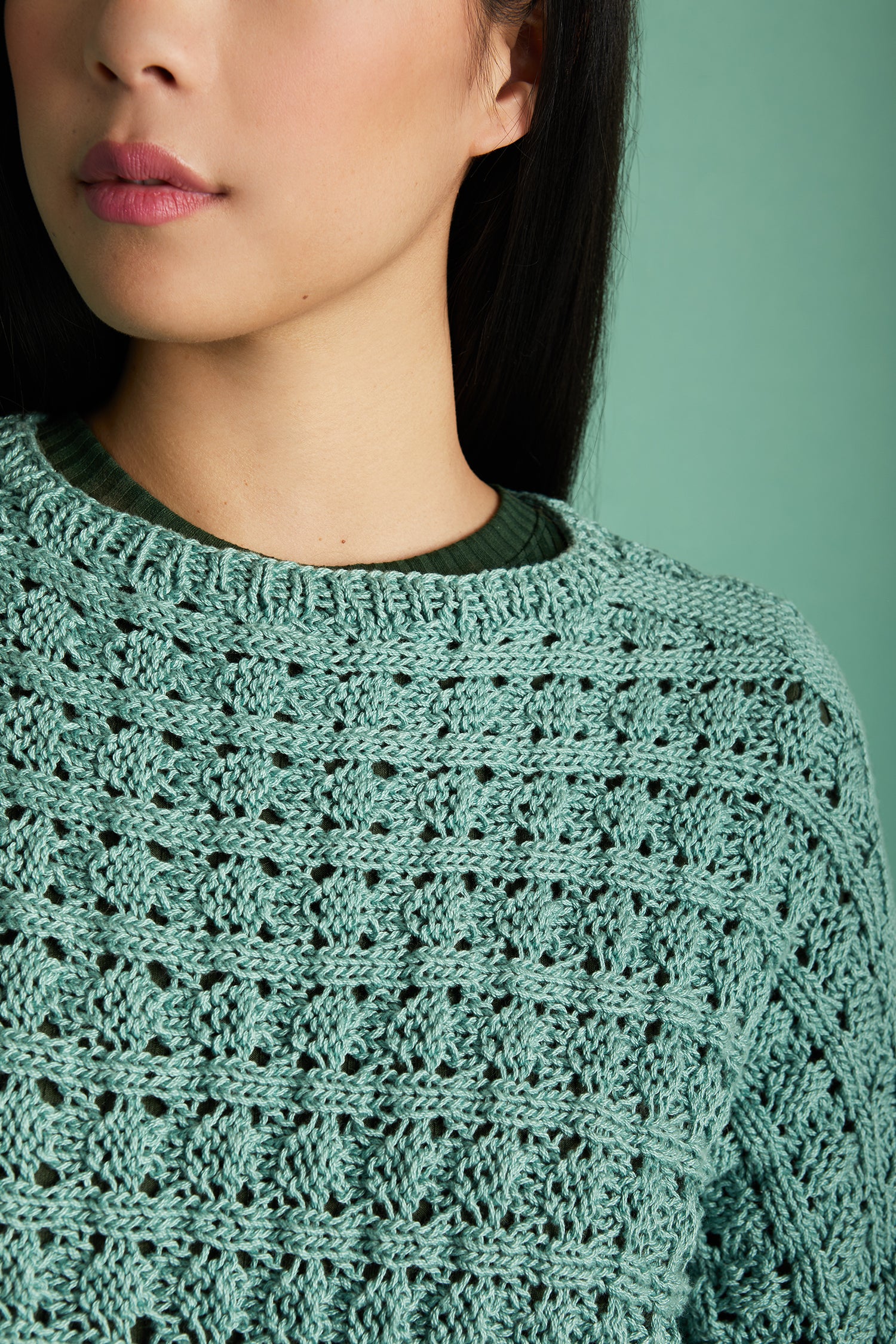 Eyelet Top (Knit) – Lion Brand Yarn