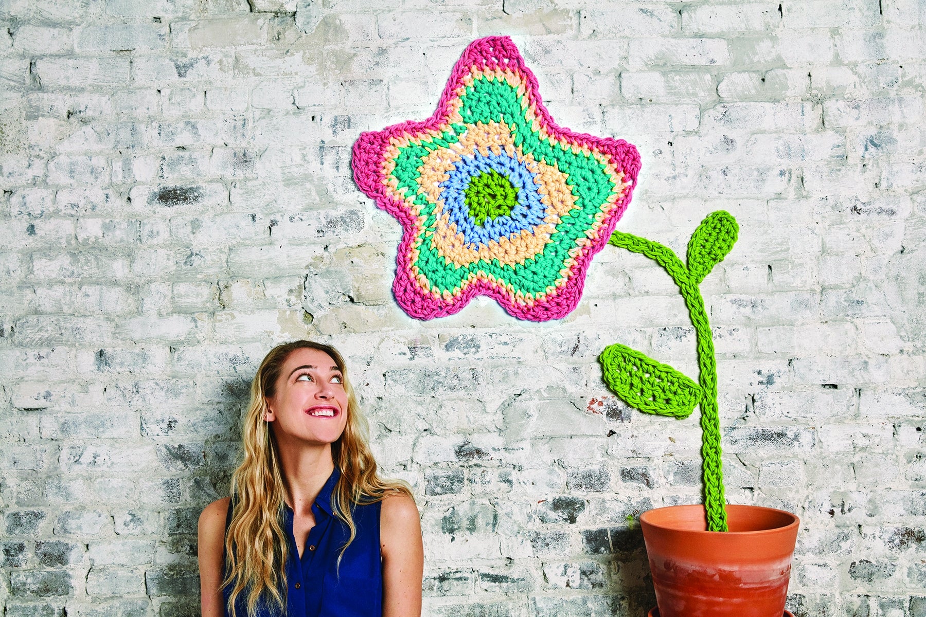 London Kaye Big Flower (Crochet) - Version 1 – Lion Brand Yarn