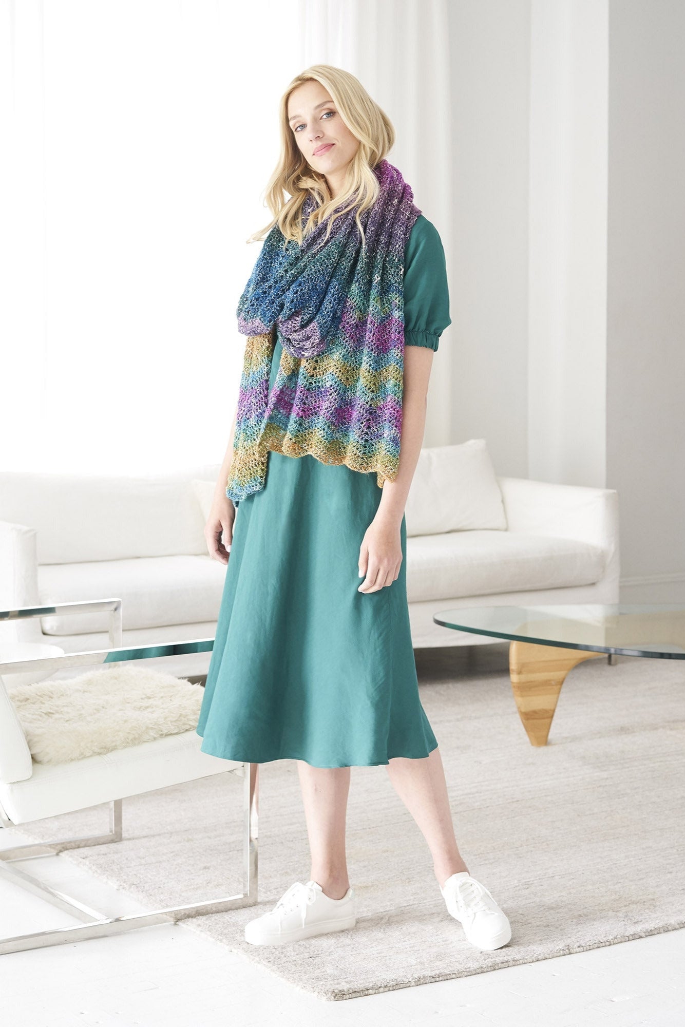 Barbizon Shawl (Crochet) - Version 2 – Lion Brand Yarn