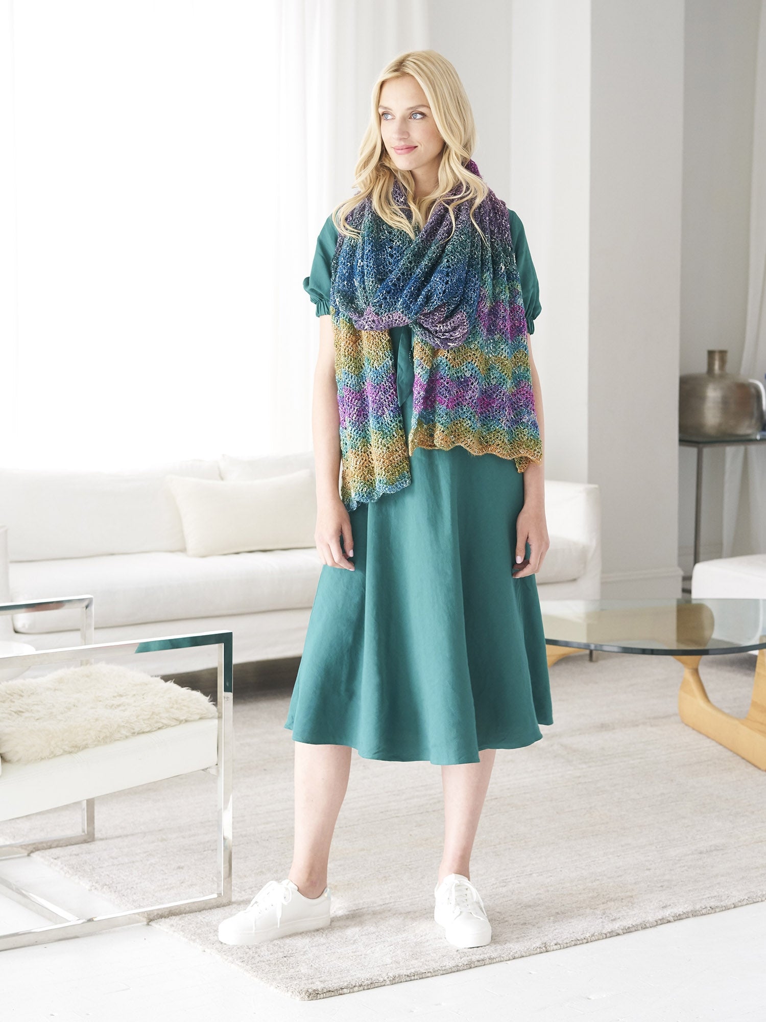 Barbizon Shawl (Crochet) - Version 2 – Lion Brand Yarn