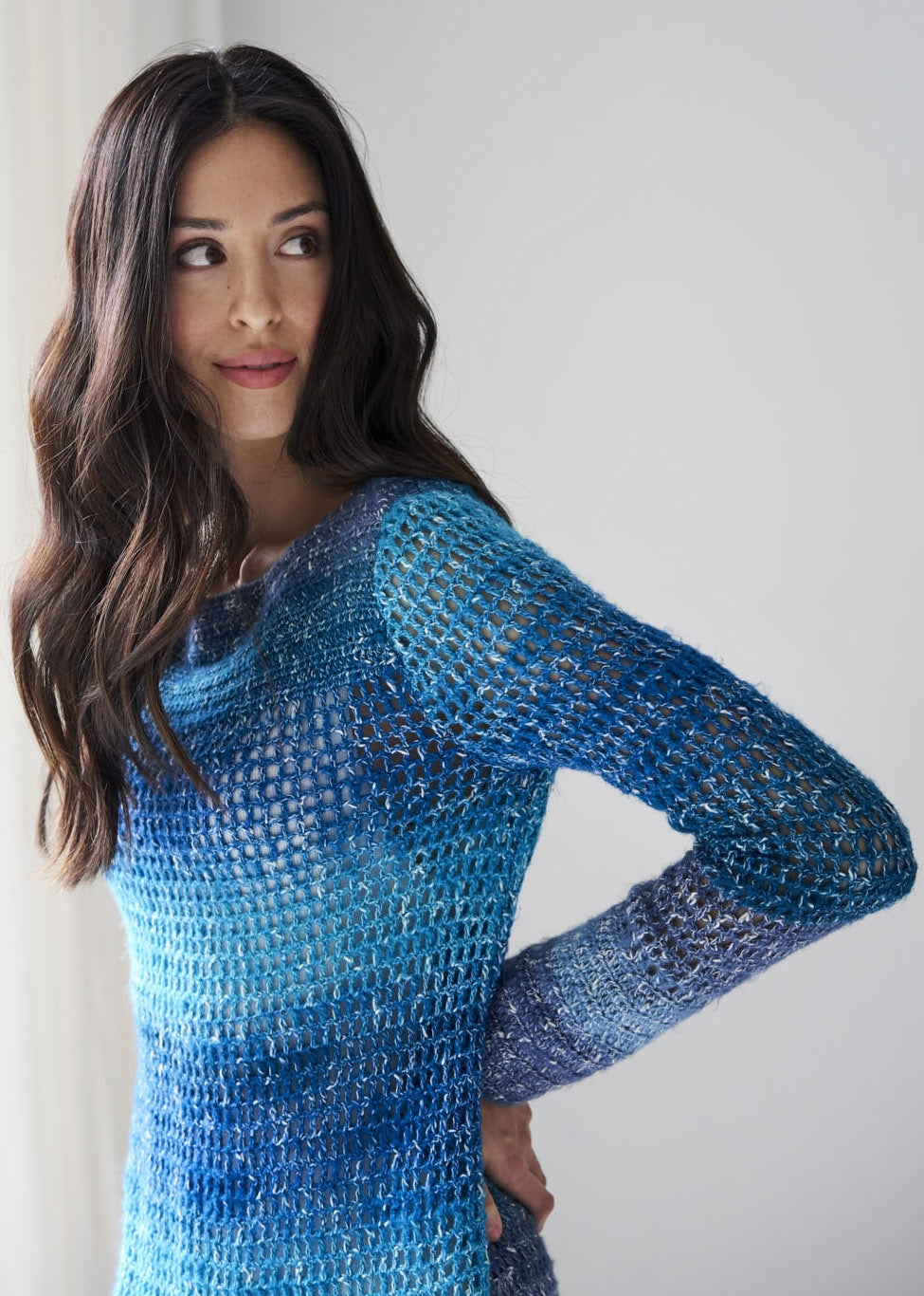 Blue Mesa Tunic (Crochet) - Version 2 – Lion Brand Yarn