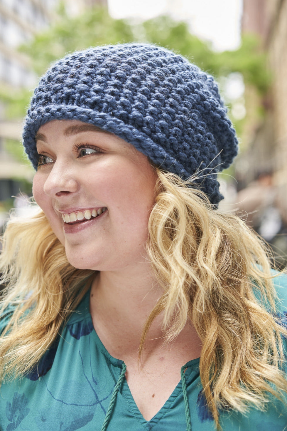True Blue Hat (Knit) – Lion Brand Yarn