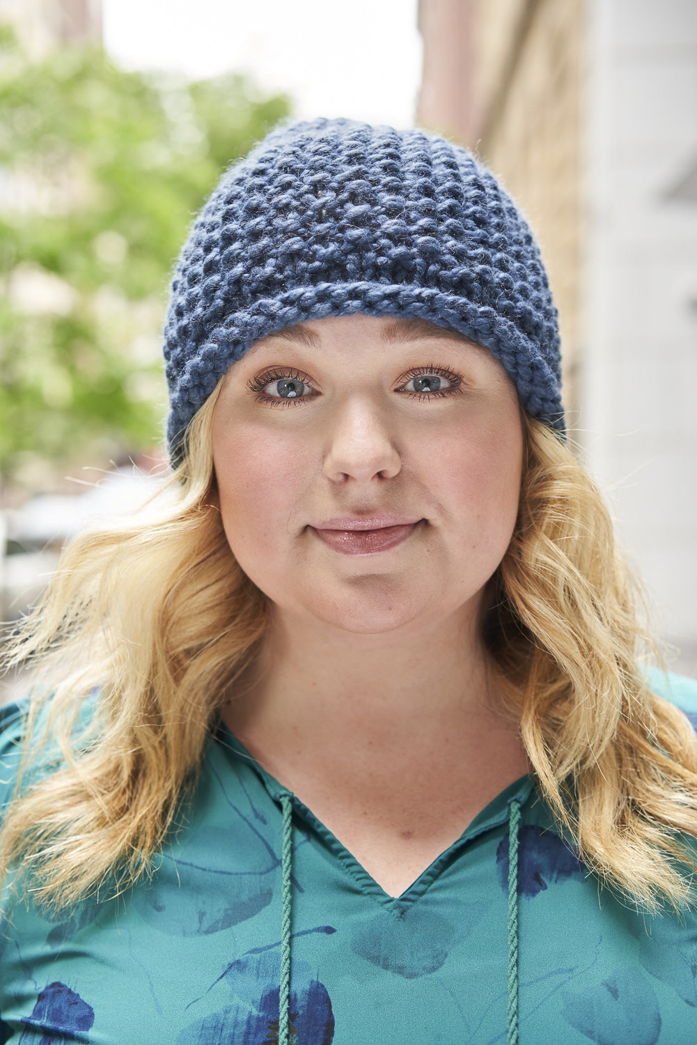 True Blue Hat (Knit) – Lion Brand Yarn