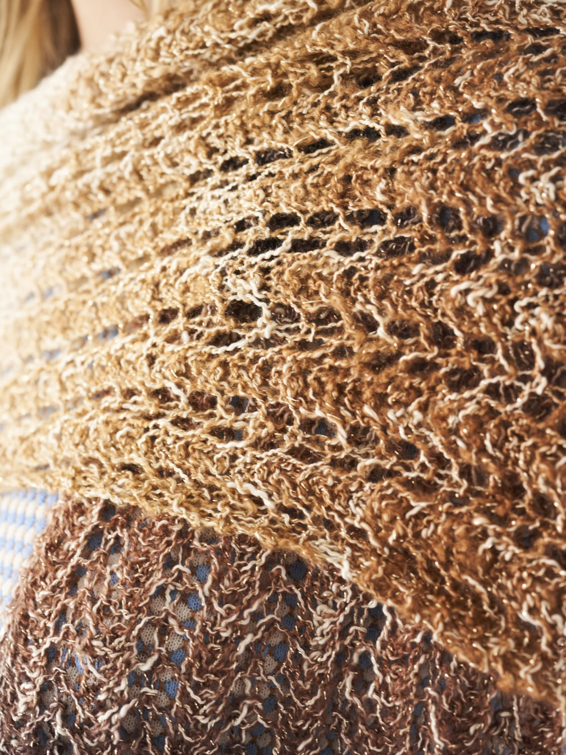 Breath of Glitter Shawl (Knit) - Version 2 – Lion Brand Yarn