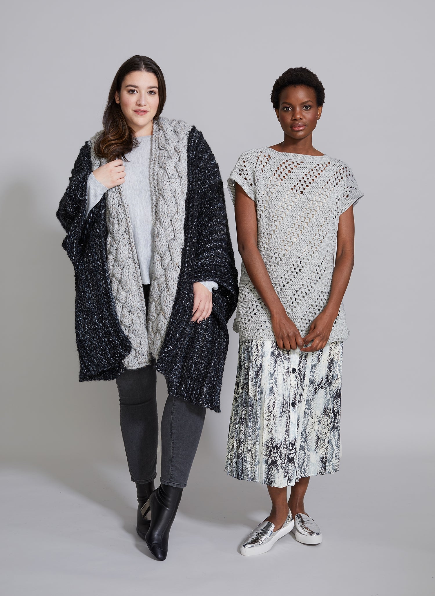 Cloud Cover Ruana (Knit) – Lion Brand Yarn