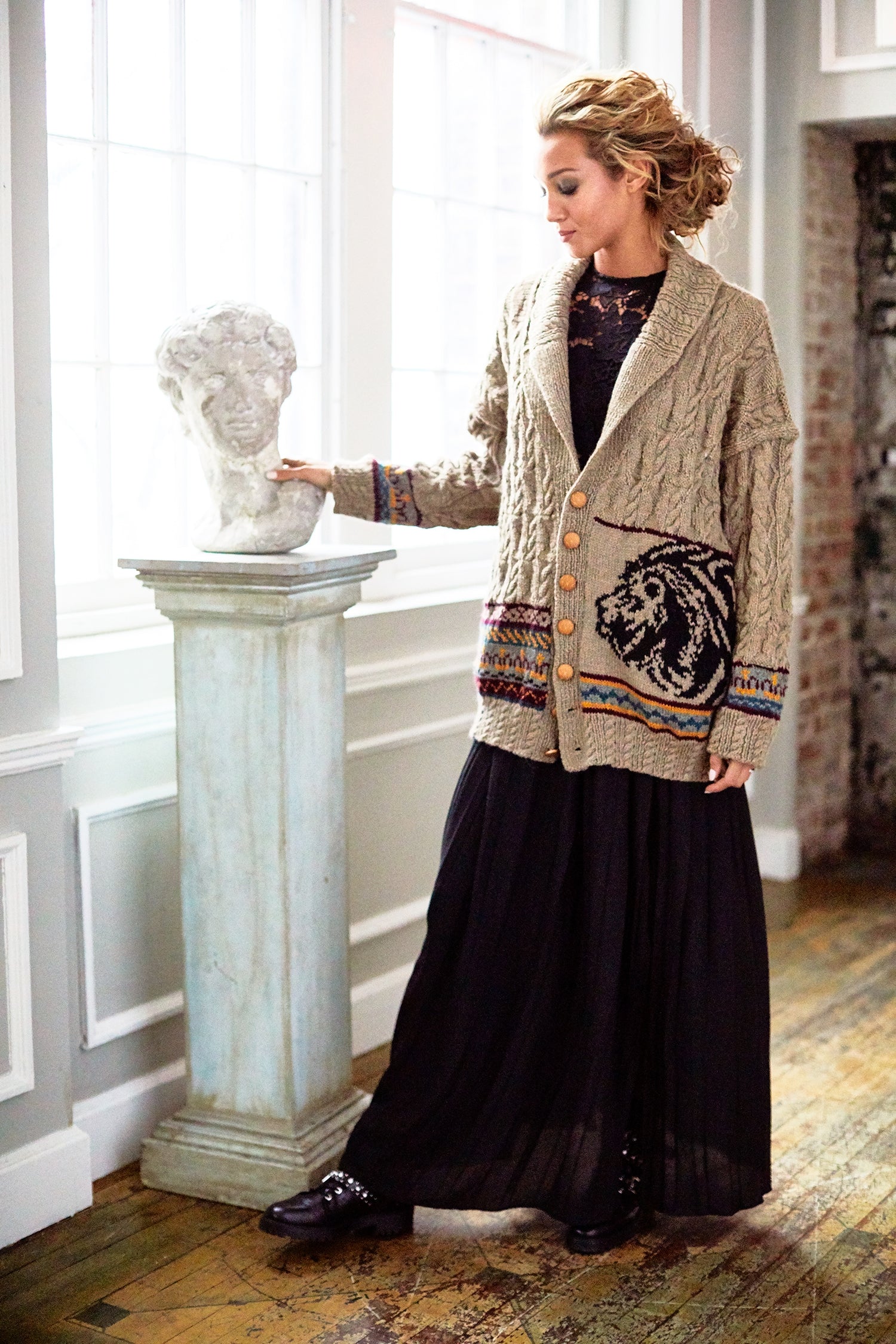 Lion King Cardigan (Knit) – Lion Brand Yarn